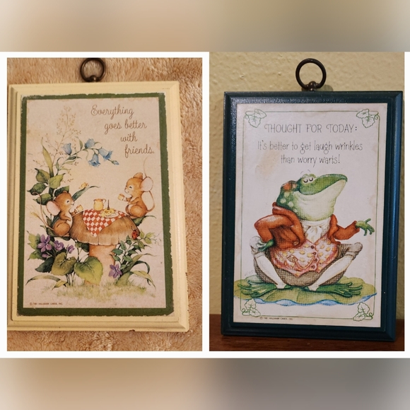 Vintage | Accents | Vintage Hallmark Plaques | Poshmark